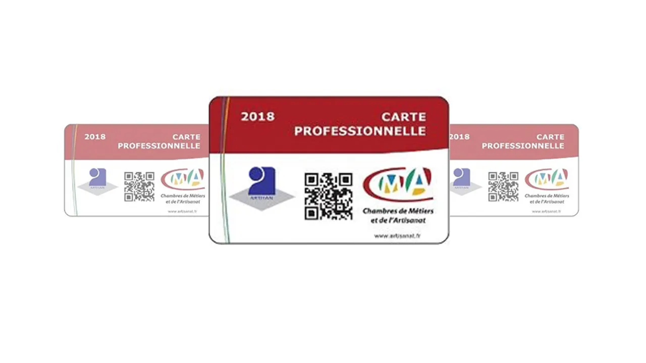 [CMA] Votre carte professionnelle va évoluer pour devenir numérique