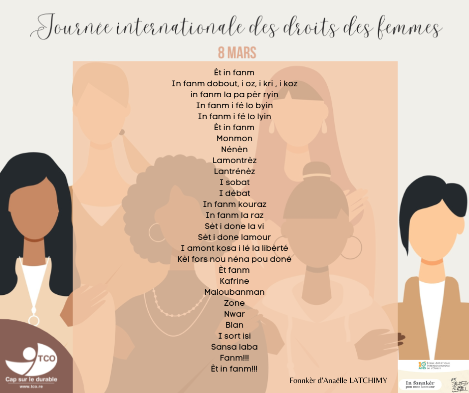 8 mars : in fonnkèr pou tout’ nout band fanm