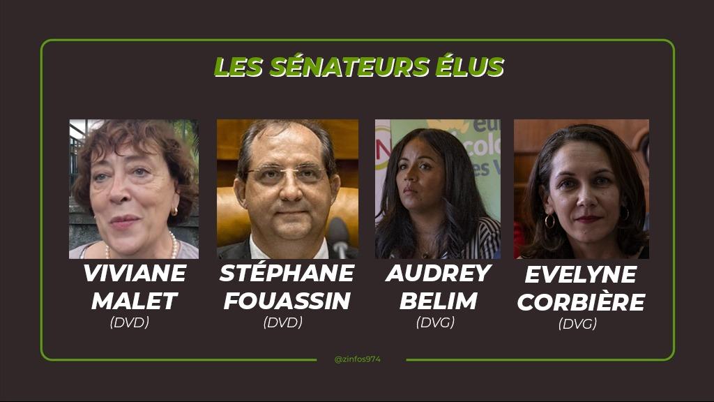 La droite s'offre deux sénateurs, Bareigts et Bello placent chacune ...