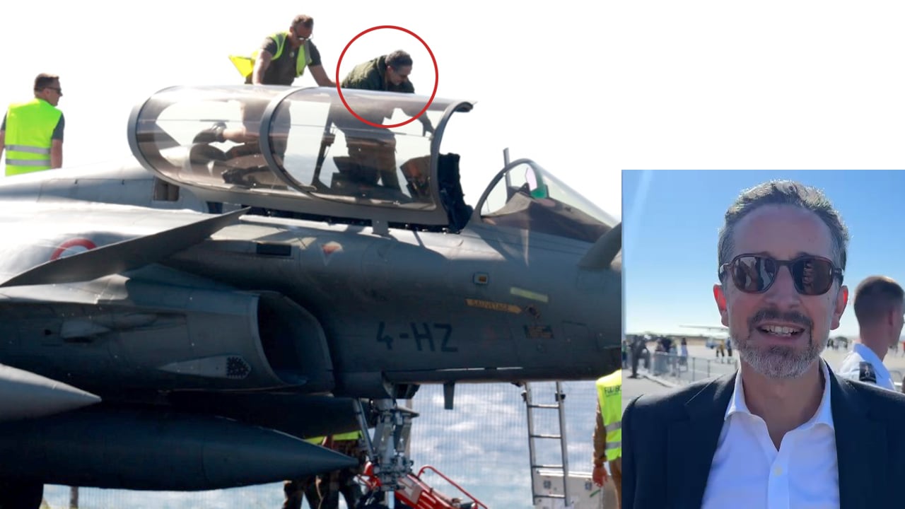 Jérôme Filippini vole à bord du Rafale