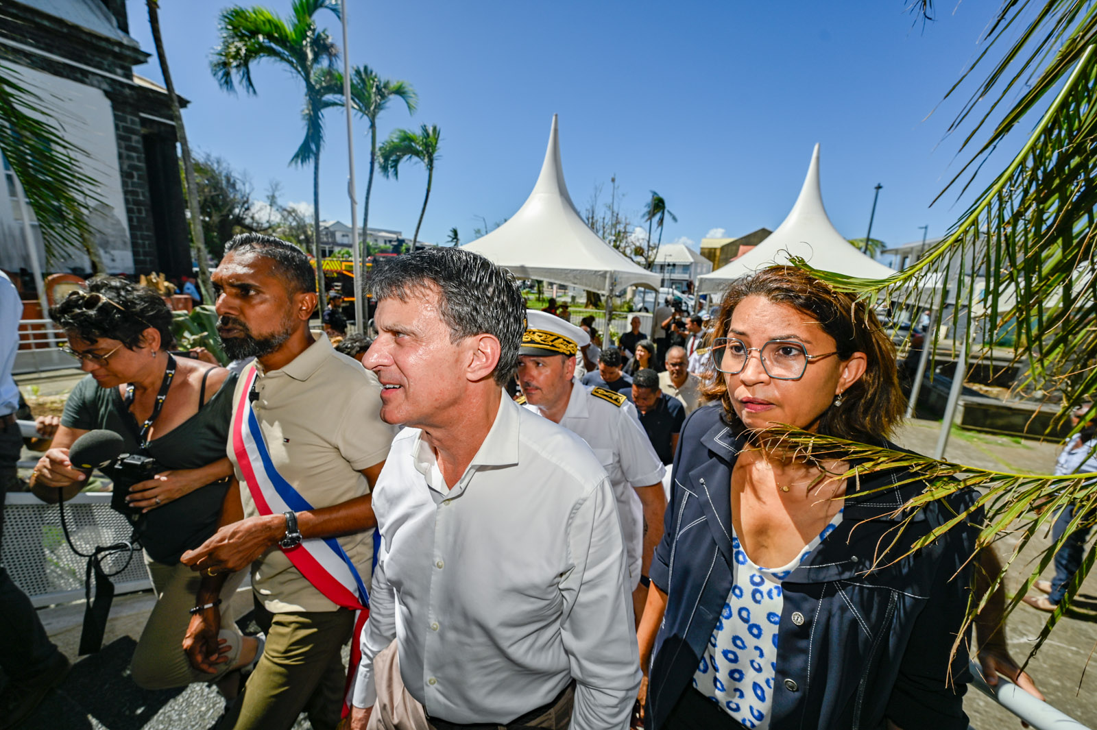 Manuel Valls : visite de courtoisie à Saint-Benoit