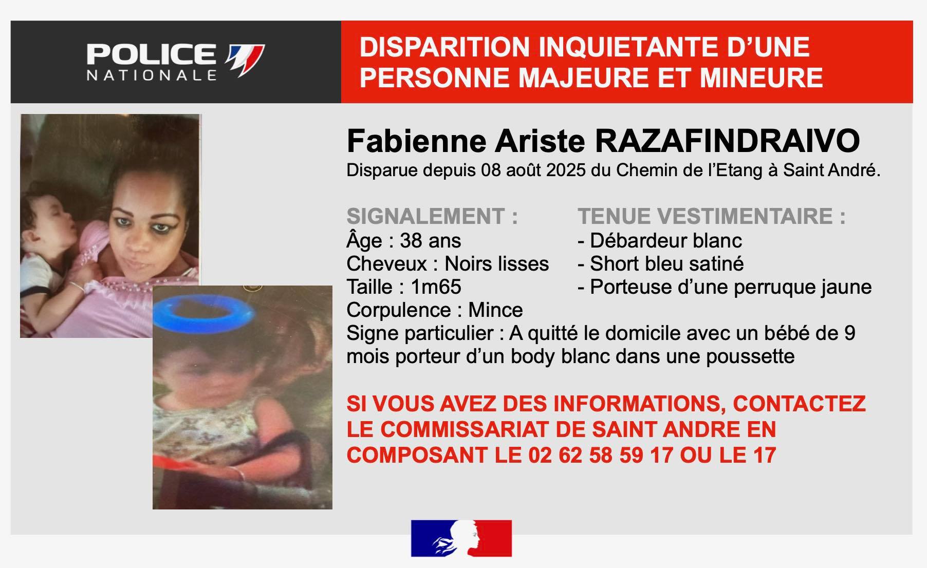 Saint-André : appel à témoins pour retrouver Fabienne Ariste ...