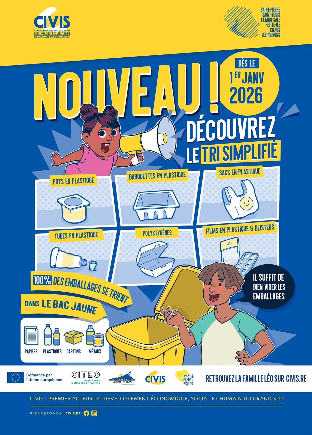 Bac jaune : Consignes de Tri