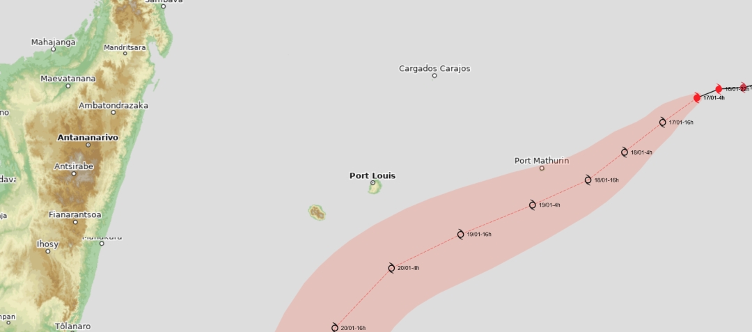Cyclone Dudzai : pas de menace directe pour La Réunion, une vigilance ...