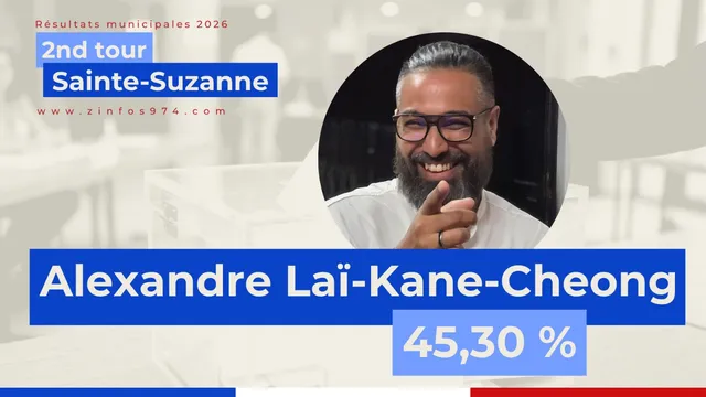 Alexandre Laï-Kane-Cheong élu à Sainte-Suzanne