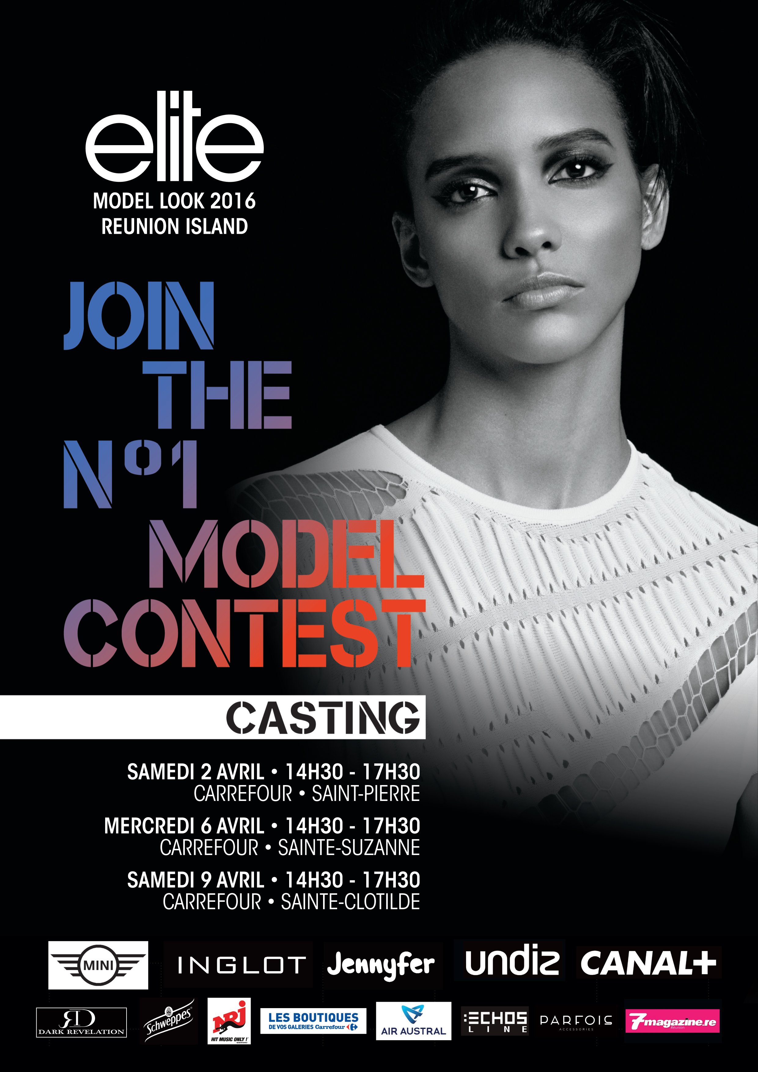 Castings Elite Model Look Reunion Island 2016